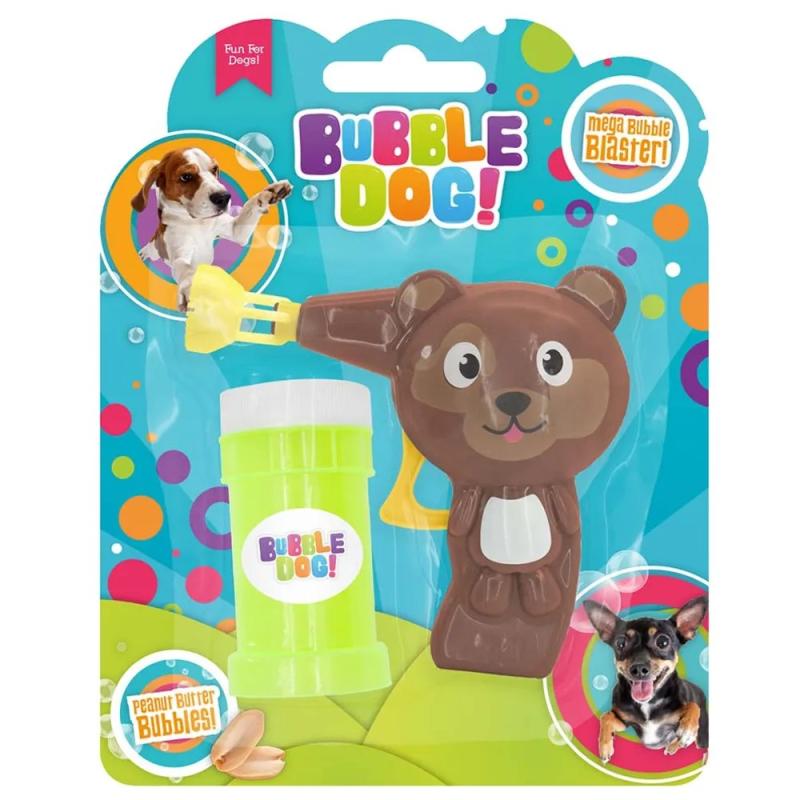 Bubble Dog Manual Gun Peanut Butter – sjov bobleleg til hunde